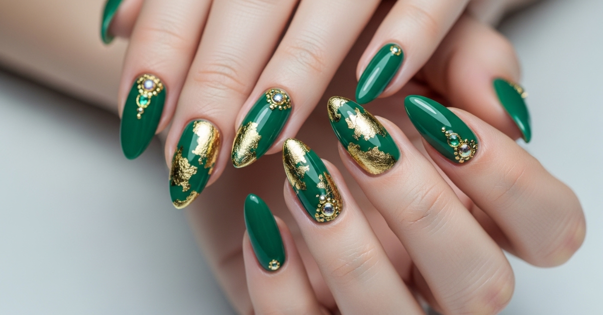 Jade And Gold Nails The Ultimate Guide To Elegant, Modern Nail Art